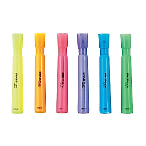 Staples 2072175 Hype Tank Highlighters Chisel Assorted 12/Pk (29204)