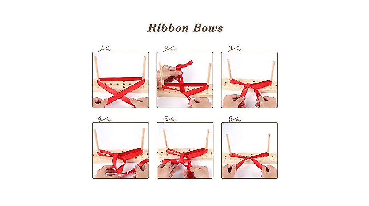Ackitry Extended Bow Maker for Ribbon & Crafts | DIY Gift & Decor