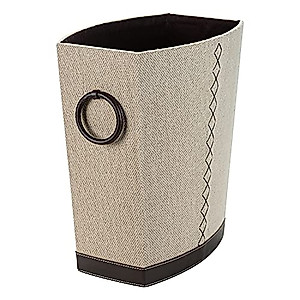 Organize It All Multi-Purpose Basket | Dimensions: 8" x 13.5" x 12" | Open Top | Great Storage | Home Organization | Handles for Easy Movement | Great for Office | Living Room | Beige