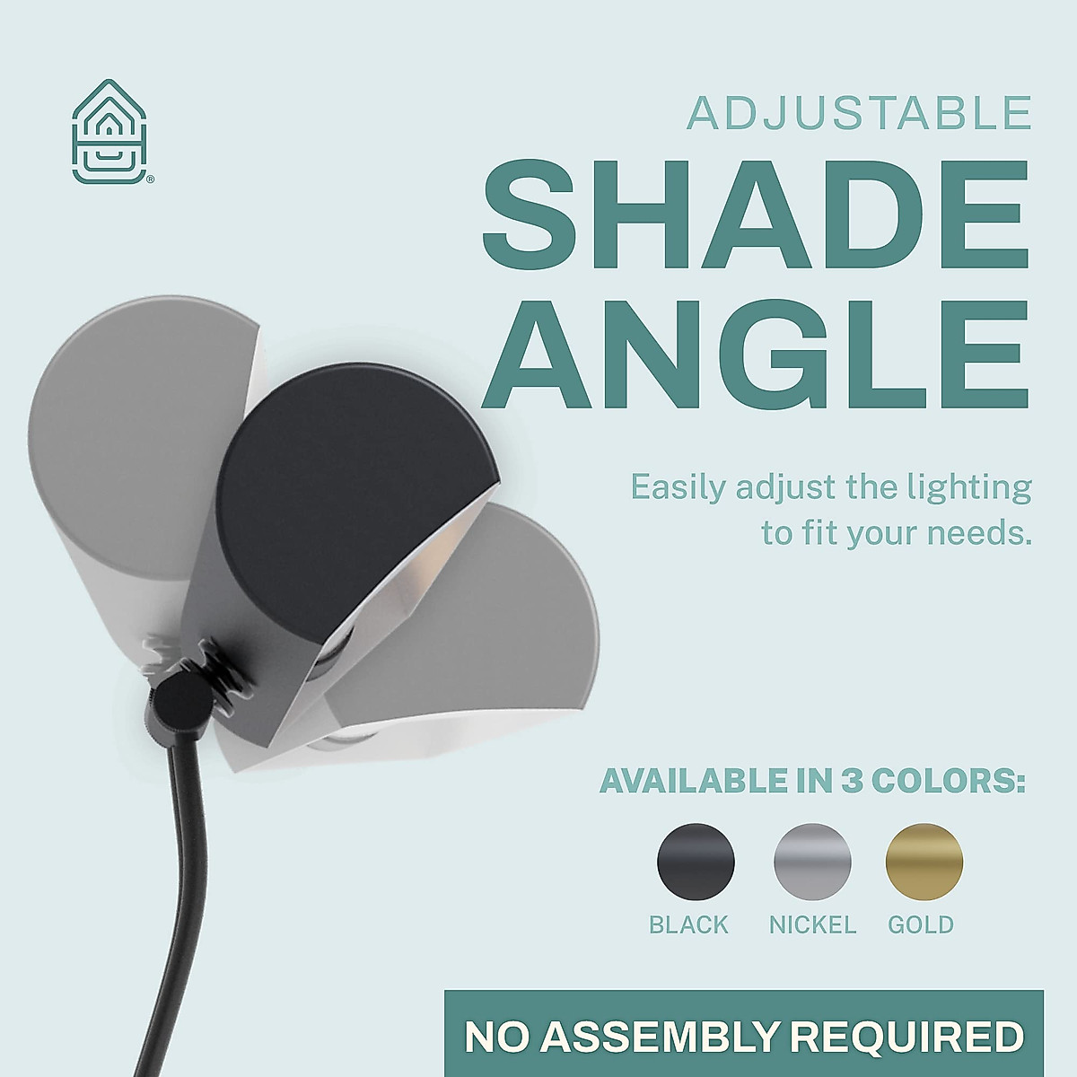 Home Intuition Classic Antique Retro Adjustable Leaning Piano Lamp Banker Desk Light (Matte Black)