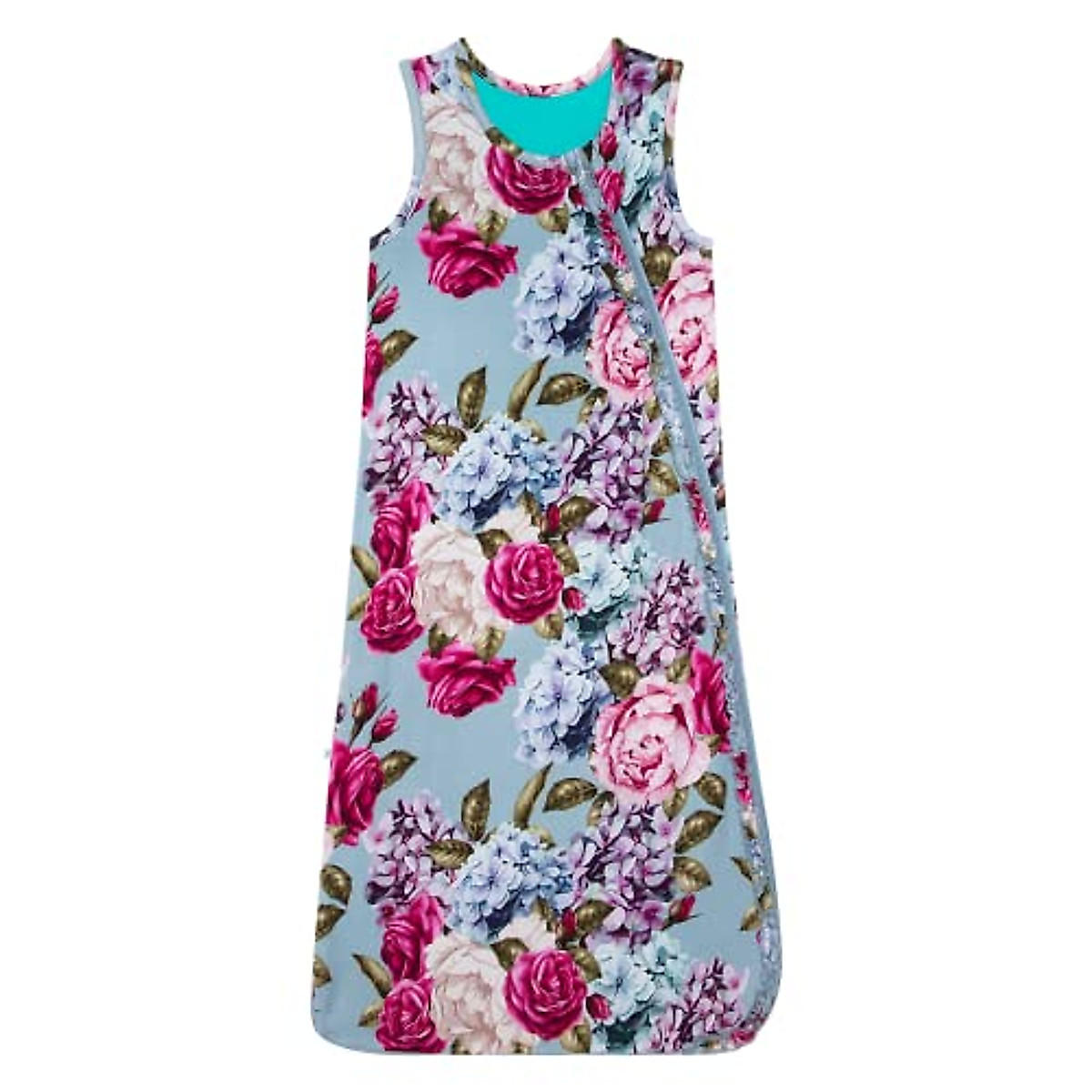 Posh Peanut Baby Sleep Sack - Sleeveless Baby Sleeping Bag & Swaddle - Extra Long 2 Way Zipper - 1 TOG (6-18 Months) Lacey