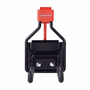 Rubbermaid Shed Accessories Multi-Purpose Hook, Individual, Black, Garage Organization for Bikes/Power Tools/Shovels/Rakes