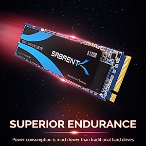 SABRENT 512GB Rocket NVMe PCIe M.2 2280 Internal SSD High Performance Solid State Drive (SB-ROCKET-512)