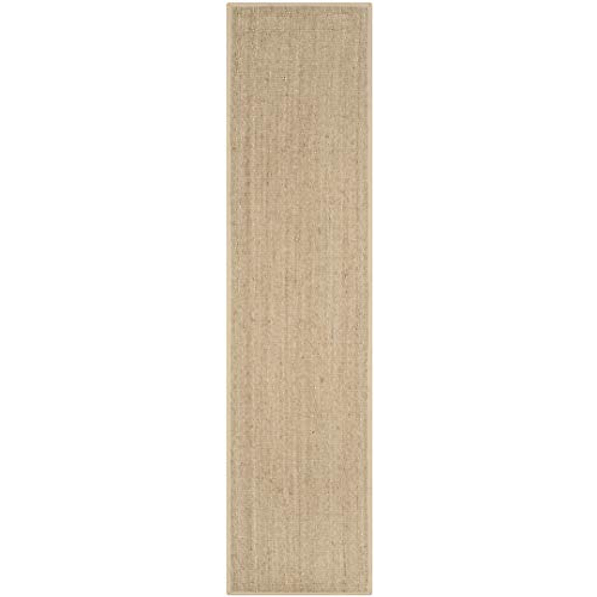 SAFAVIEH Natural Fiber Collection Runner Rug - 2'6" x 12', Natural & Beige, Border Herringbone Seagrass Design, Easy Care, Ideal for High Traffic Areas in Living Room, Bedroom (NF115A)