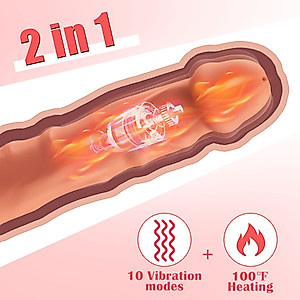 DANKIS Realistic G-spot Vibrator, Dildos Adult Sex Toys with 10 Vibration Modes, Pleasure Toys for Women Clitoral Vagina & Anal