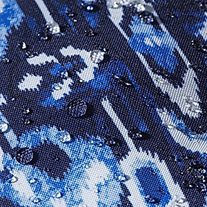 Classic Accessories for Vera Bradley Water-Resistant Patio Chaise Lounge Cushion, 26 x 48 x 32 x 3 Inch, Ikat Island