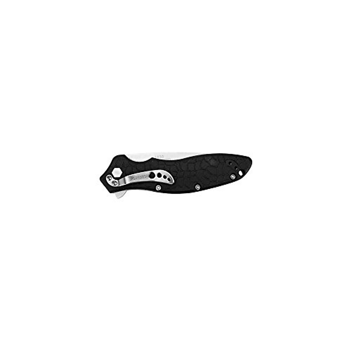 Kershaw Oso Sweet EDC Pocketknife, 3" 8Cr13MoV Steel Drop Point Blade, Assisted Folder Opening with Flipper, Liner Lock System, Black