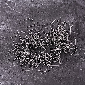 Plastic Repair Staples,Hot Staples Stainless Steel Plastic Stapler for Car Bumper Stapler Repair Welder 100pcs 0.8mm Auto Bumper Repair Pre Cut Welding Staples Repair Tool Kit