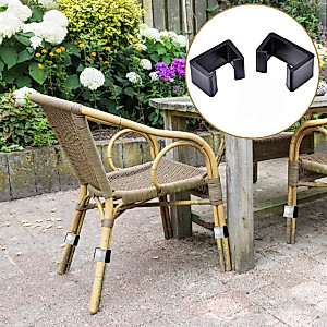 Wicker Patio Furniture Clips, Chair Couch Clip Sectional Connector for Outdoor Garden Rattan Aligment Rattan Furniture Clamps,Large 6Pieces