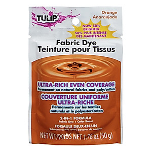 Tulip Permanent Fabric Dye Powder, Orange