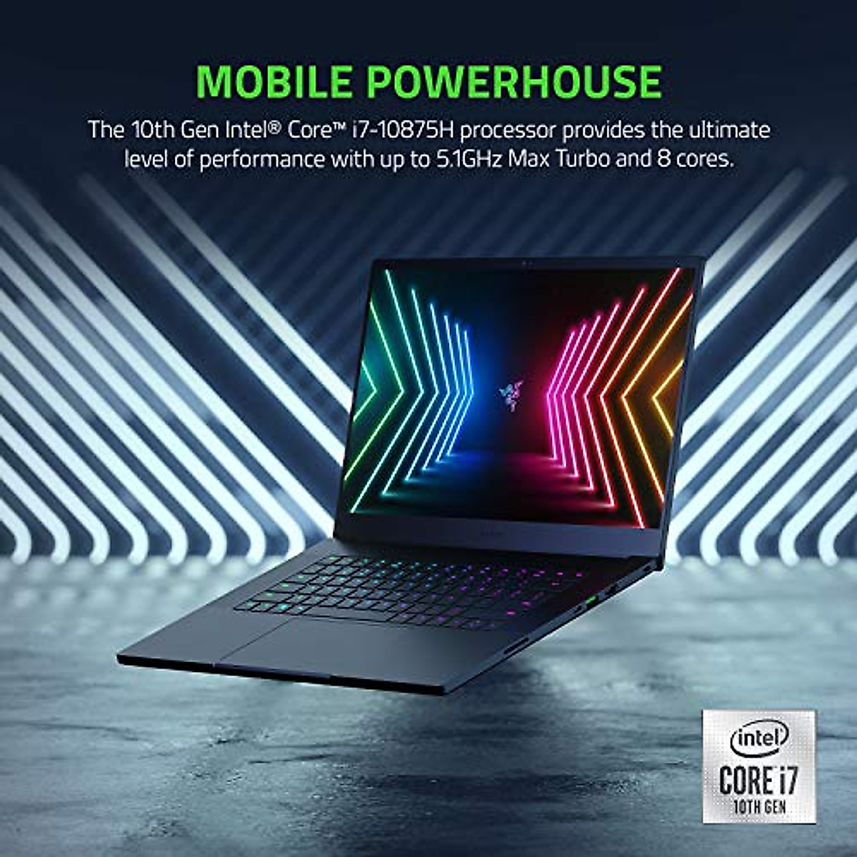 Razer Blade 15 Gaming Laptop: NVIDIA GeForce RTX 3080 - 10th Gen Intel 8-Core i7 CPU - 15.6” FHD 360Hz - 32GB RAM - 1TB SSD - CNC Aluminum - Chroma RGB - THX Spatial Audio - Thunderbolt 3
