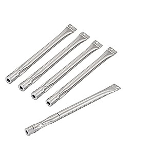 SUONA BR-39 Gas Grill Burner Tube Replacement Parts for Brinkmann 810-3885-S, 810-1750-S, 810-1751-S, 810-3885-F, 810-3551-0, Charmglow 810-7450-S, 810-8550-S, Grillada, 16 3/16 Inch, 5 Pack