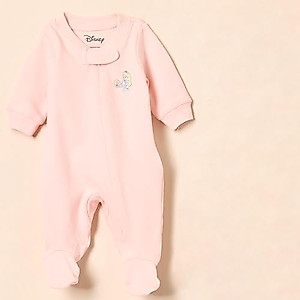 Amazon Essentials Disney | Marvel | Star Wars | Princess Baby Girls' Cotton Coveralls, Pack of 3, Alice Tea Party, 6-9 Months