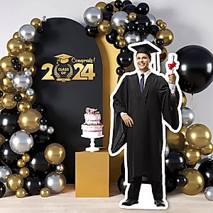 Custom Life Size Cardboard Cutout Personalized Picture Card Board Cut Outs Life-Size Funny Stand Up for Wedding, Graduation, Birthday, Christmas, Anniversary 1-6 ft