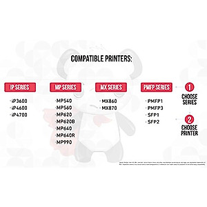 YoYoink Compatible Ink Cartridge Replacement for Canon PGI-220 220 / CLI-221 221 High Yield (6 Black, 3 Photo Black, 3 Cyan, 3 Magenta, 3 Yellow, 18-Pack)