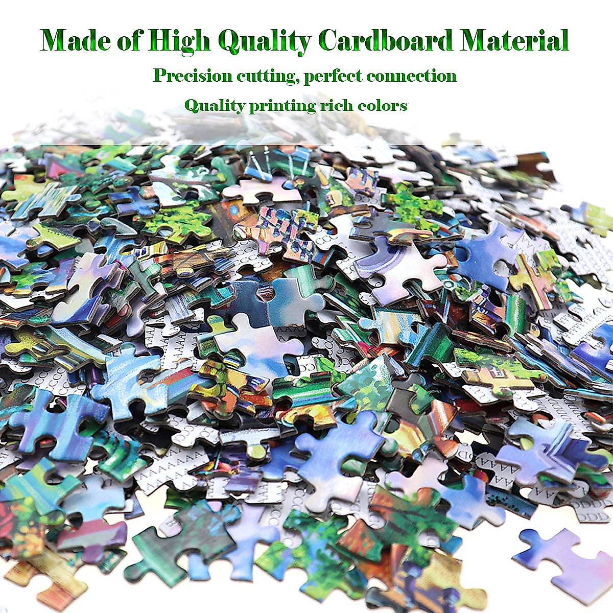 Jigsaw Puzzles 1000 Pieces Puzzles for Adults 1000 Piece-Amsterdam Canal Educational Game Toys, Family Decoration Puzzle…