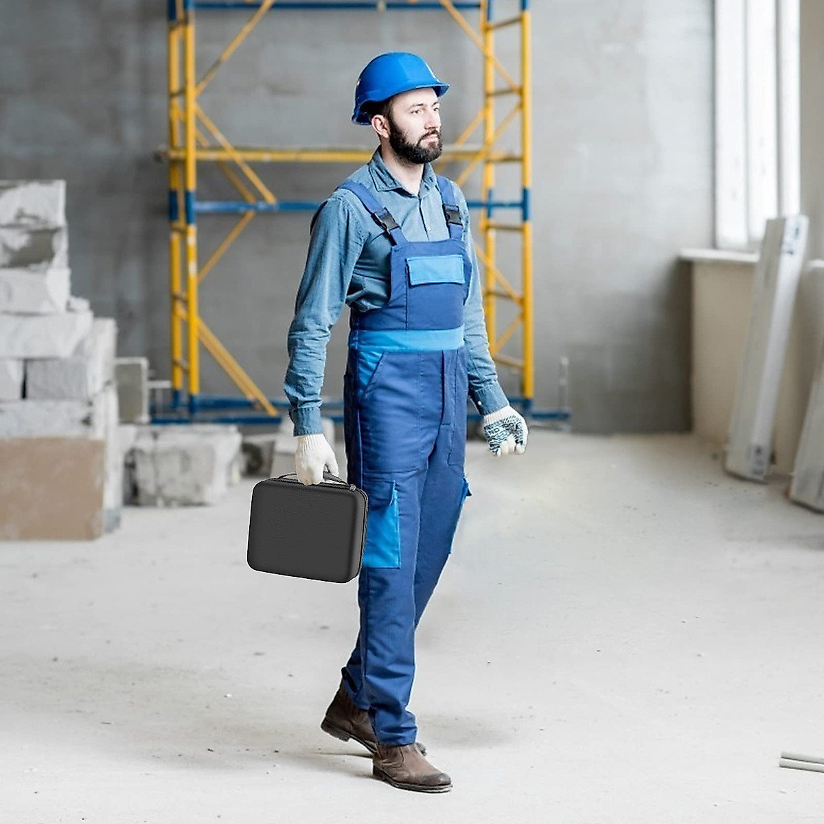 Battery Storage Box Holder Case for Dewalt for Milwaukee for Makita for Ryobi 8v/12v/18v/20v/60v Max XR Batteries and Charger - Bag Only