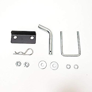 LEDIN 36" Lx3 Hx3 W Towing Hitch Step Bar 2" Receiver Chrome 3" Round Curved Universal Truck Trailer Rear Bumper Guard