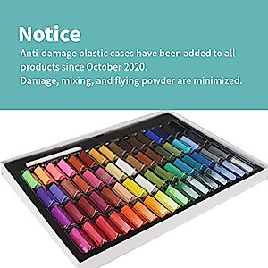 HA SHI Soft Chalk Pastels, 64 colors + 2pcs Non Toxic Art Supplies, Drawing Media for Artist Stick Pastel for Professional, Kids, Beauty Nail Art, Pan Chalk Pastel