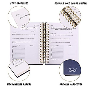 Mr. Pen- Christian Planner, 365 Pages, Daily Bible Journal, Prayer Journal, Bible Study Journal, Devotional Journal, Religious Gifts, Write the Word Journal, Christian Gift