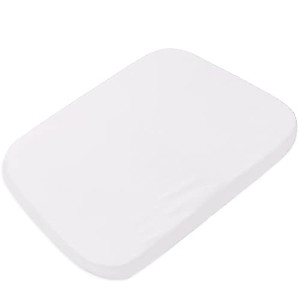 Baby Fitted Bassinet Sheets, 100% Jersey Cotton Bassinet Sheets (Grey+White), 20" x 33"