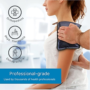 2 FlexiKold Gel Ice Packs - Ice Packs for Injuries Reusable, Back Pain Relief, Knee Ice Pack Wrap, After Surgery, Ice Pack for Knee - 6303-COLD-2PK by NatraCure - Medium - 7.5” x 11.5” – 2PK