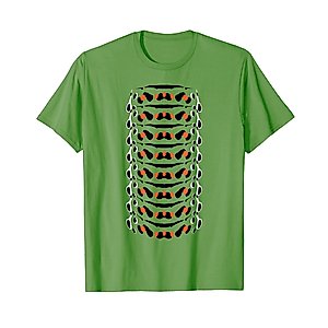 Caterpillar Funny Lazy DIY Costume Easy Halloween T-Shirt