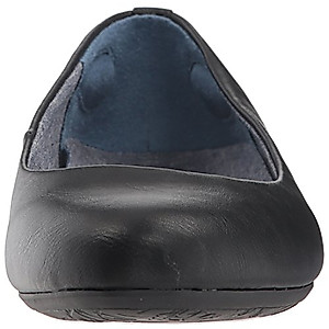 Dr. Scholl's Shoes Women's Giorgie Ballet Flat, Black Smooth, 7 W US