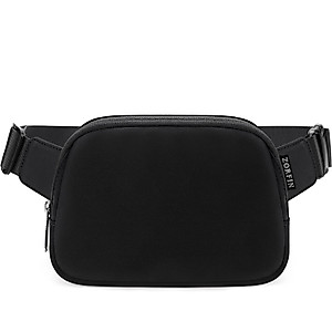 ZORFIN Fanny Packs for Women, Fashion Belt Bag with Adjustable Strap Small Waist Bag Hip Bum Bag Crossbody Bags for Travel Workout Running Hiking (Yellow)