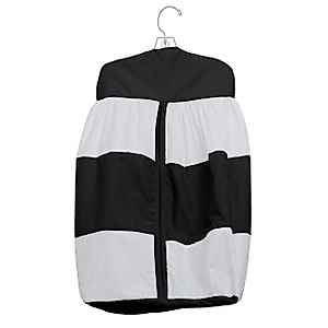 Baby Doll Lodge Collection Diaper Stacker In Black