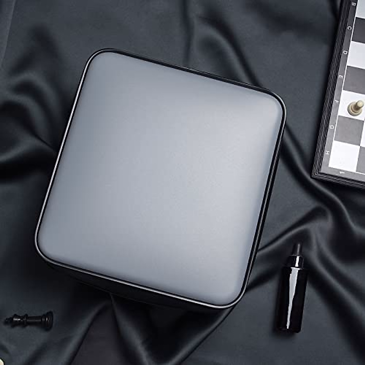 TIMCORR CD Case DVD Storage Case: 432 Capacity Hard Plastic DVD Case Holder Organizer Portable CD Wallet Binder Disc Holder Folder Blu Ray Album Sleeves for Car Home Travel | Audio Music (Grey)