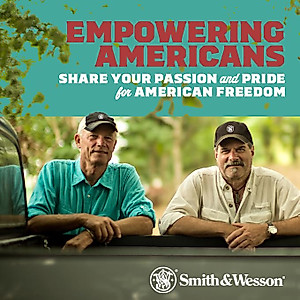 Smith & Wesson Mens Trucker Hat Baseball Cap 2 Color with Emblem Logo Contrast Stitching Mesh Back Officially Licensed, One Size, Blue/Grey