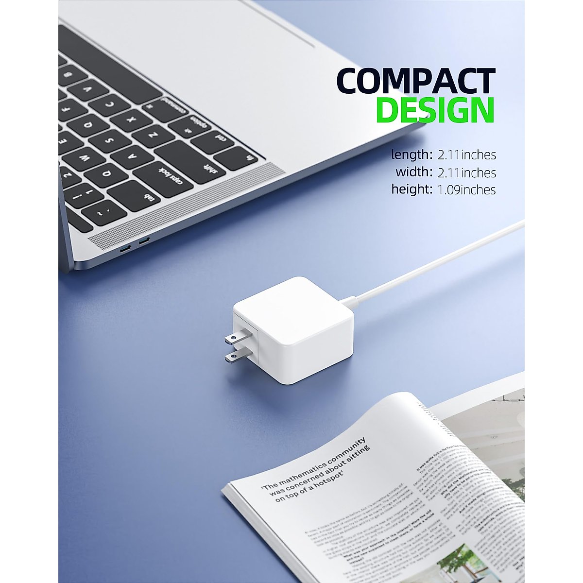 Power Cord Fit for Google-Nest-Hub-Max Speaker AC Charger Supply Adapter(Not Fit for Nest Hub)
