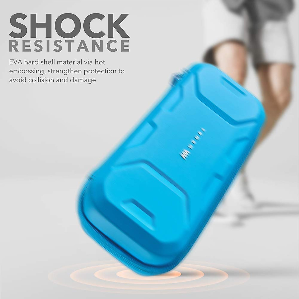 Mumba Carrying Case for Nintendo Switch OLED Model 2021/Switch 2017, Deluxe Protective Travel Carry Case Pouch for Nintendo Switch Console & Accessories [Dual Protection] [Large Capacity] (Blue)