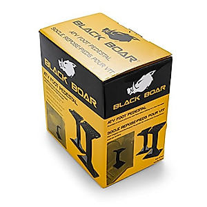 Black Boar Camco ATV Rear Lounger Foot Pedestal | 8-3/8-inches Tall x 4-inches Wide | Set of 2 (66017)