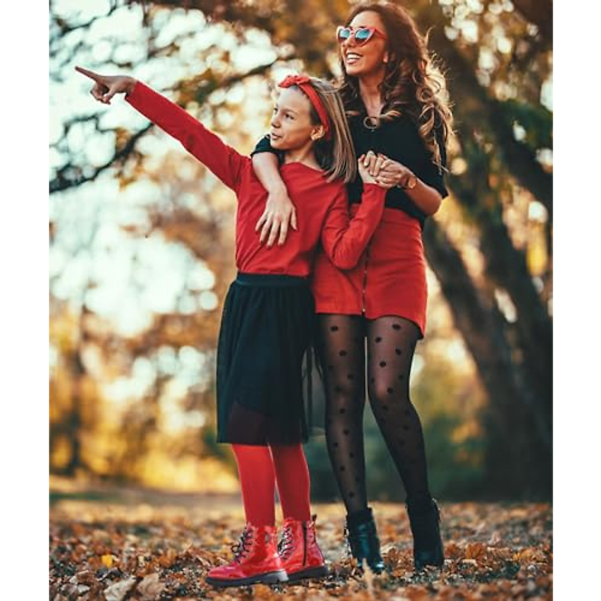 DADAWEN Boys Girls Glitter Ankle Boots Lace Up Waterproof Combat Boot With Side Zipper (Toddler/Little Kid/Big Kid) Red Glitter US Size 13 M Little Kid