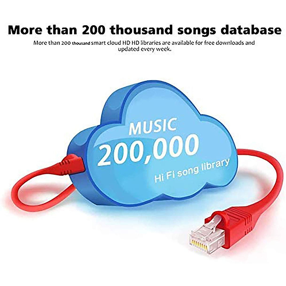 New Generation HiFine Karaoke Player KV-V5Max 3 in 1 Machine with 4T Harddrive, 21.5Inch Touch Screen， Desktop Type, Easy to Carry, Cloud Song Update, Android System