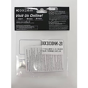 Musiclily Ultra 2.1x10mm Stainless Steel Pan Head Mounting Screws for Acoustic Electric Guitar Bass Tuners Machine Heads, Nickel (Set of 20)