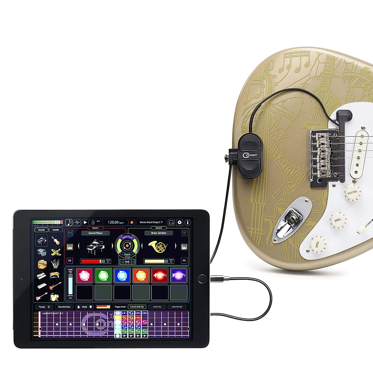 Fishman TriplePlay Connect Bridge Guitar MIDI Controller