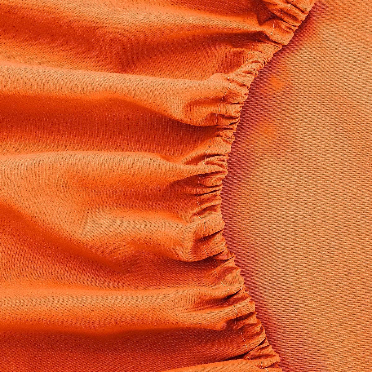 ARTALL Soft Microfiber Bed Sheet Set 4-Piece with Deep Pocket Bedding - King, Orange