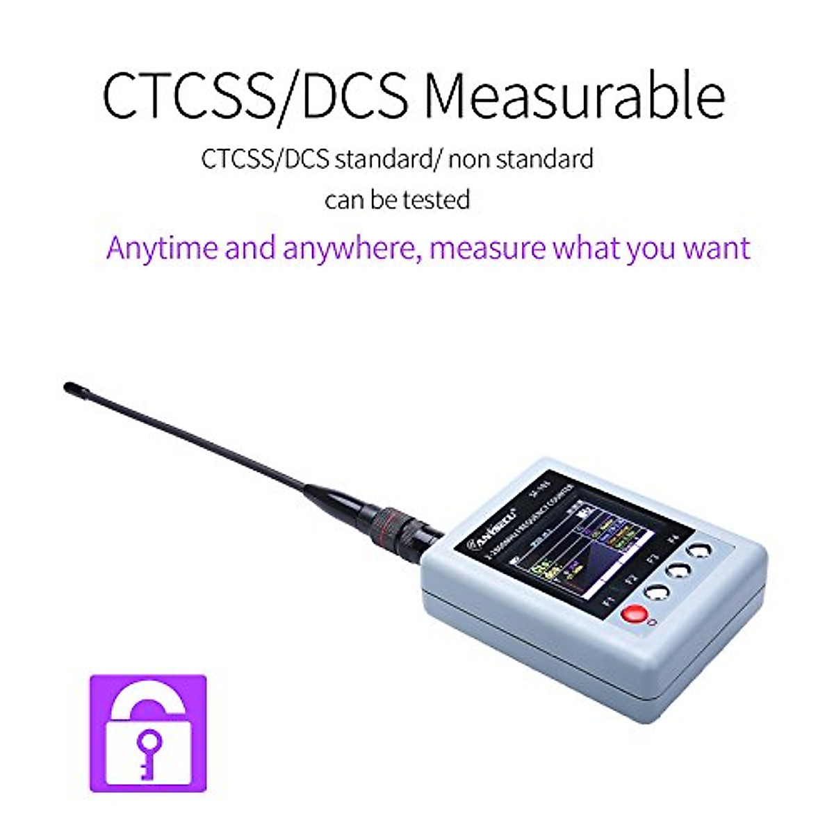 Anysecu SF-103 A-SF103 Portable Frequency Counter 2MHz - 2.8GHz for Two Way Radio Upgrade Version of SF401