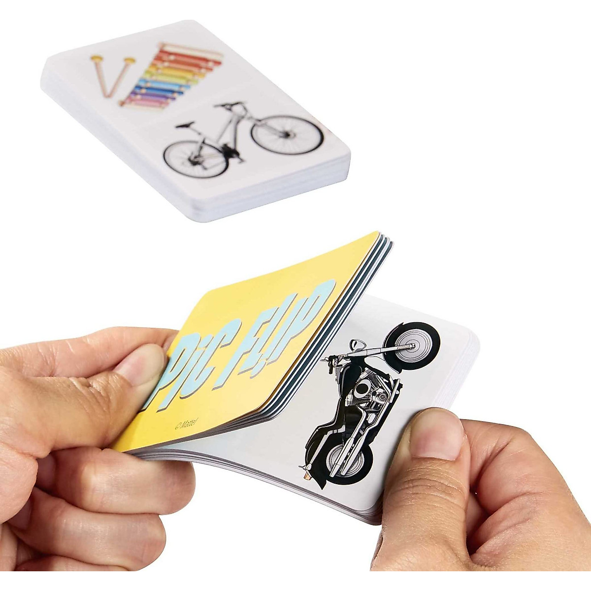 Mattel Games UNO, Phase 10 and Pic Flip Bundle, 3 Mattel Card Games in Decorative Storage Tin, For Kid, Family & Adult Game Night, 7 Years & Up