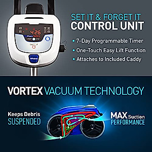 Polaris 9450 Sport Robotic Pool Cleaner, Automatic Vacuum for InGround Pools up to 50ft, 60ft Swivel Cable, Wall Climbing Vac w/ Strong Suction & Easy Access Debris Canister