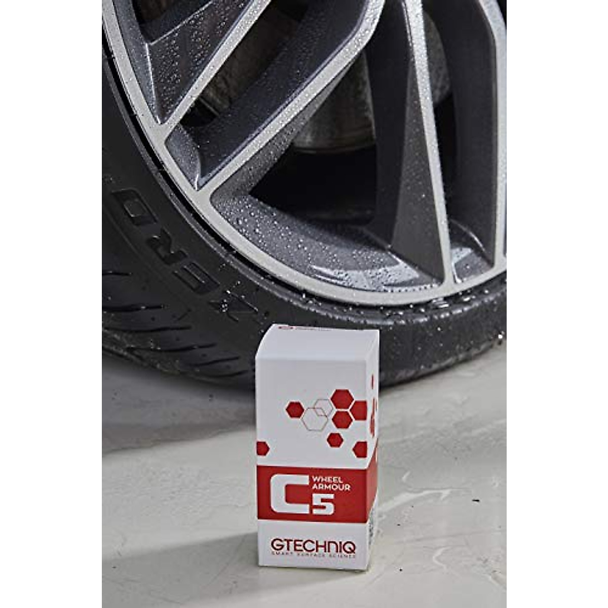 Gtechniq - C5 Wheel Armour - Long Term Protection for Wheels and Rims (1-2 Years), Repels Brake Dust and Contaminants, Safe on Brake Calipers, Withstands Temperatures up to 1112F (30 milliliters)