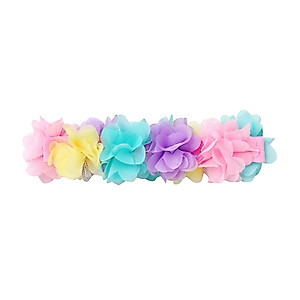 Baby Girl Toddler Kids Rainbow 2nd Birthday Cake Smash Outfit Cotton Short Sleeve Romper Princess Tutu Tulle Skirt Flower Headband 3pcs Two Years Old Party Photo Shooting Summer Clothes Colorful