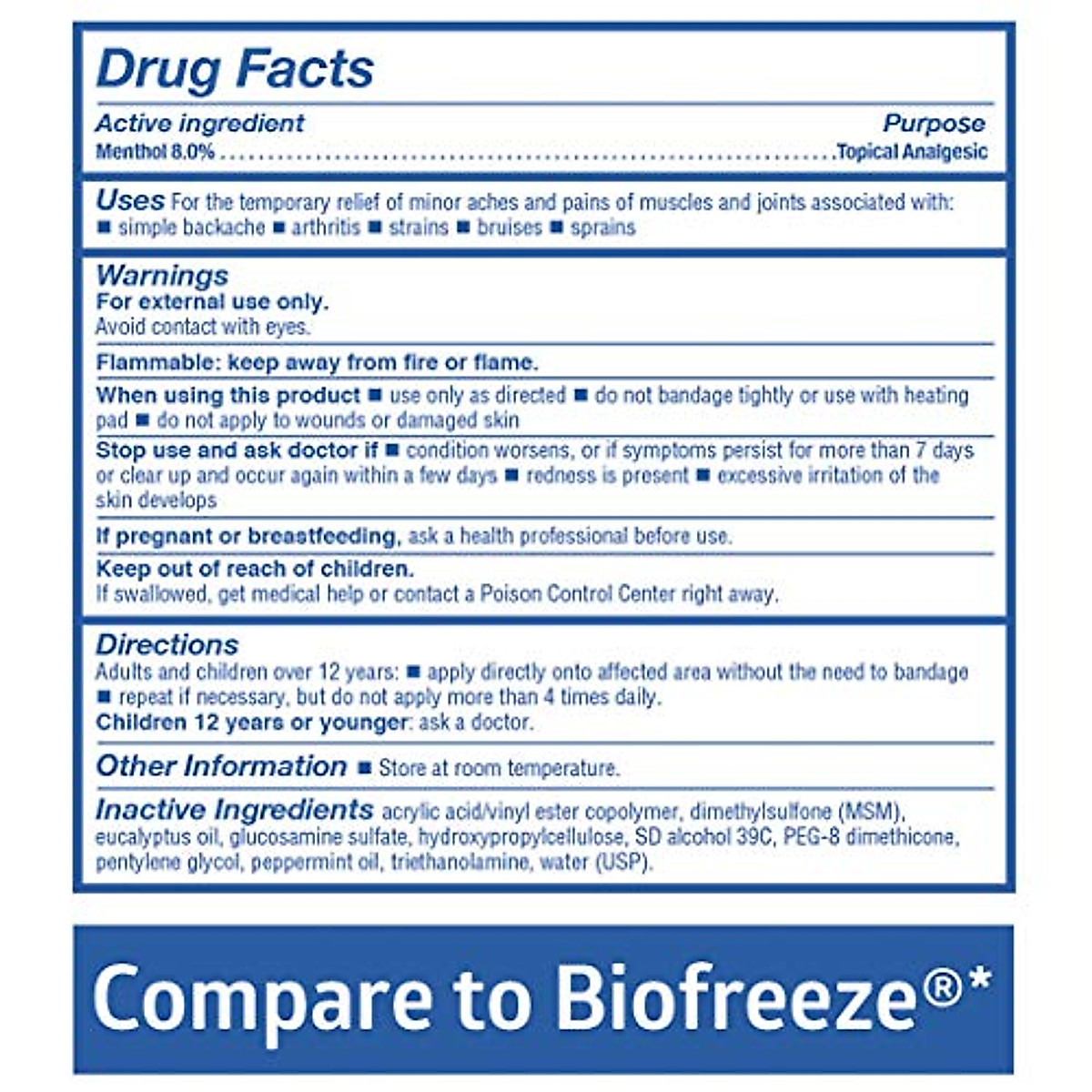 Medline ActivICE Topical Pain Reliever Roll On, Great for Arthritis, Muscle Aches and Back Injuries, 3 oz Roll On