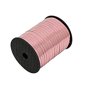 Aysekone 1 Roll 500 Yards Rose Gold Metallic Curling Ribbons Crimped Ribbon Roll Rose Gold Balloon Ribbons for Wedding Birthday Party Decor,Festival,Florist Crafts and Gift Wrapping Decorations