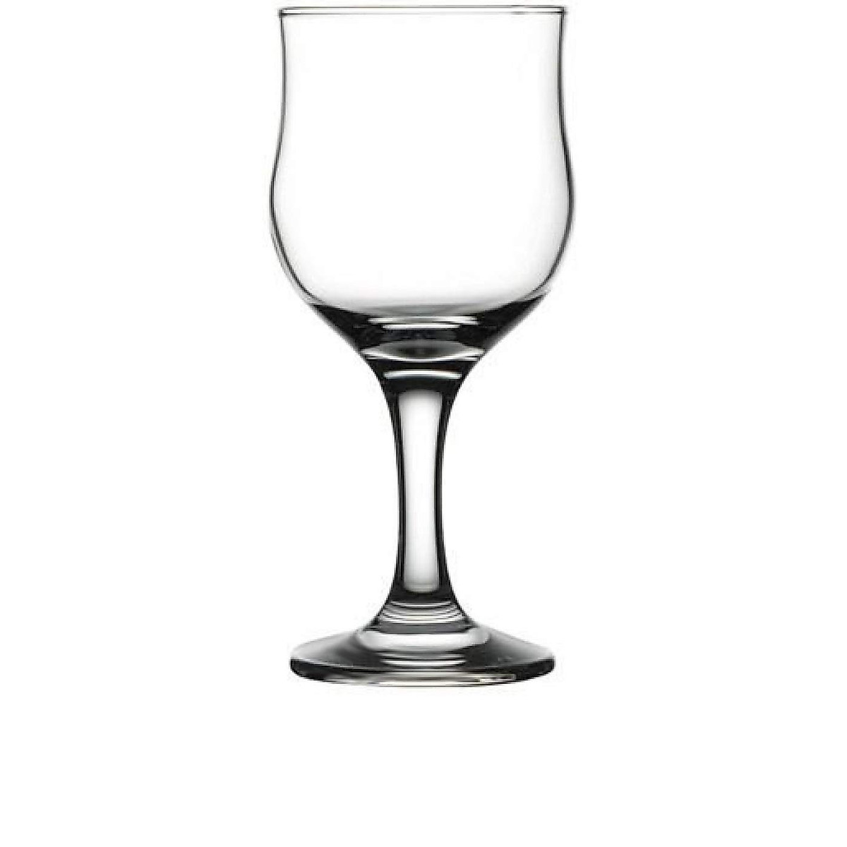 Circleware Concord Street Wine Glasses, Set of 6 All-Purpose Elegant Party Beverage Glassware Drinking Cups for Water, Juice, Beer, Liquor, Whiskey Bar Dining Gift, Farmhouse Decor, 8 oz, Clear