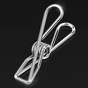 Sock Drying Rack,Clothes Drying Rack with 20/30 Stainless Steel Windproof Hook Clip, Suitable for Towel Scarf Briefs Gloves Tie Hat Socks(Square 3 Tier Sock Rack 30 Clips)