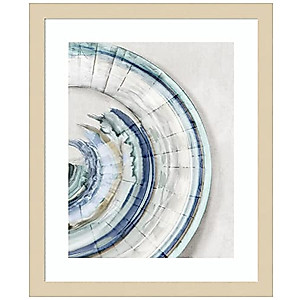 Amanti Art Fantasy Shell I by Emma Peal Wood Framed Wall Art Print (14 in. W x 17 in. H), Svelte Natural Frame